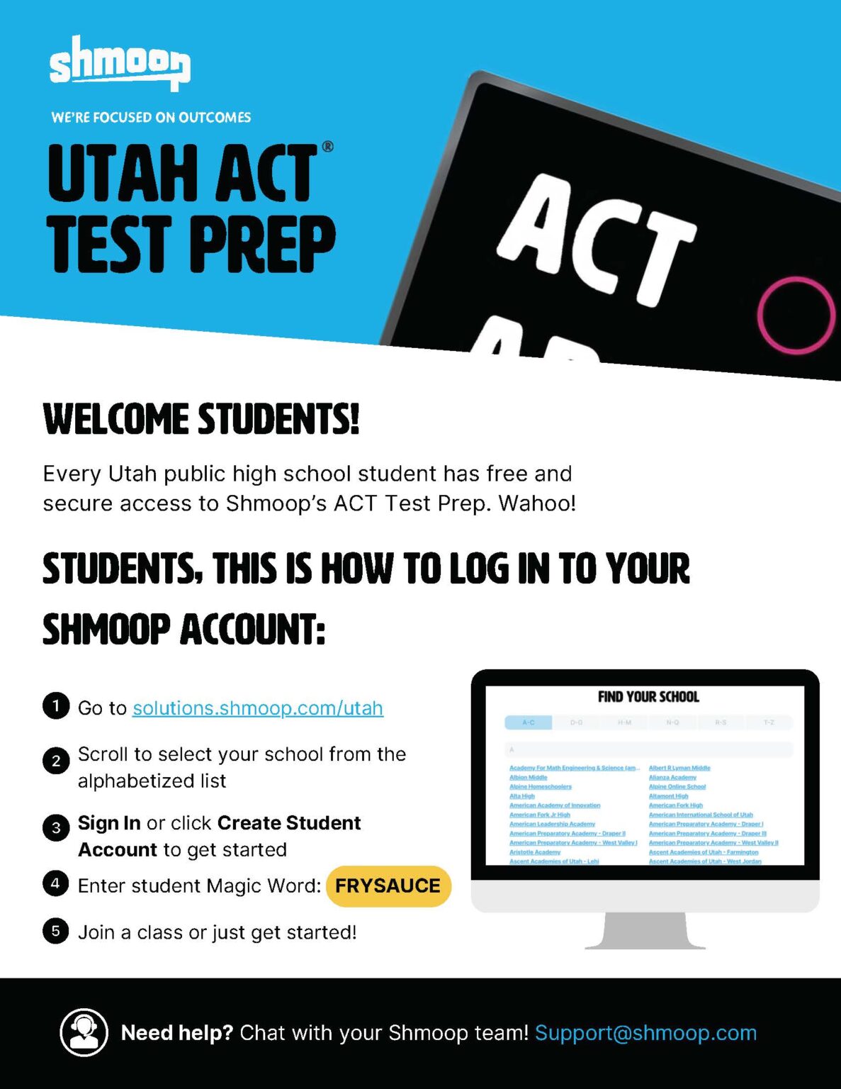 ACT test prep - American Leadership Academy