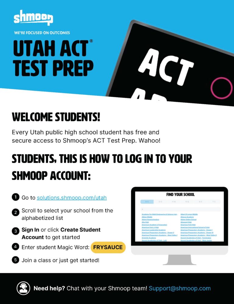 ACT test prep - American Leadership Academy